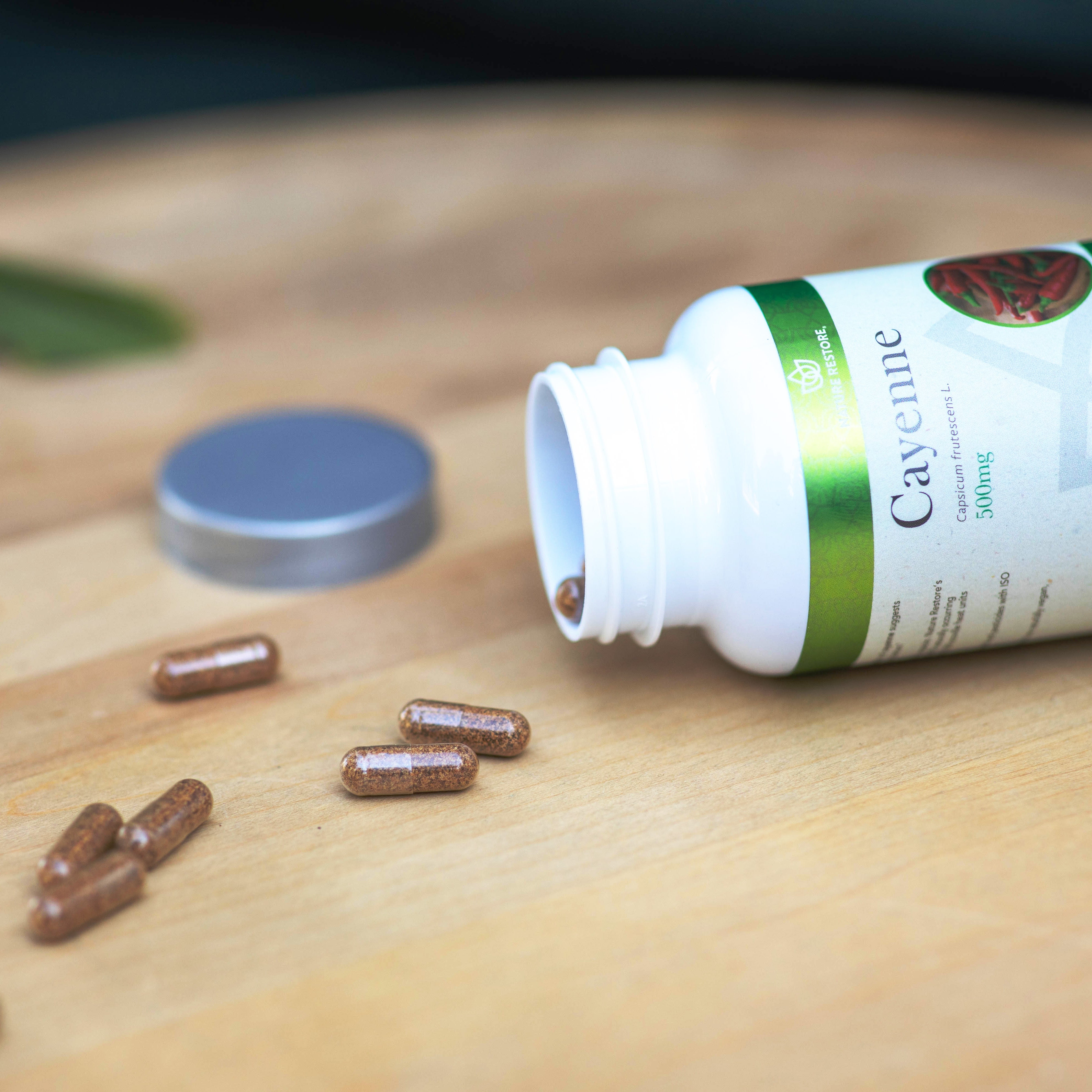 Cayenne Extract Supplement, Standardized to .45% Natural Capsaicin ...