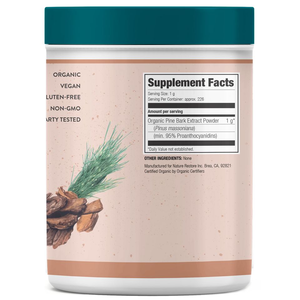 Pine Bark Extract Powder | Organic Pine Bark Extract | Rich Vitamin C ...