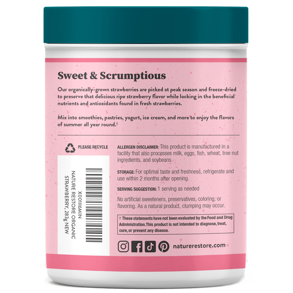 Freeze Dried Strawberry Powder | Shop Organic Strawberry Powder ...