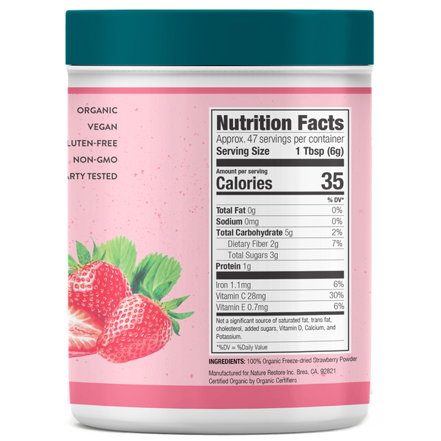 Freeze Dried Strawberry Powder | Shop Organic Strawberry Powder ...