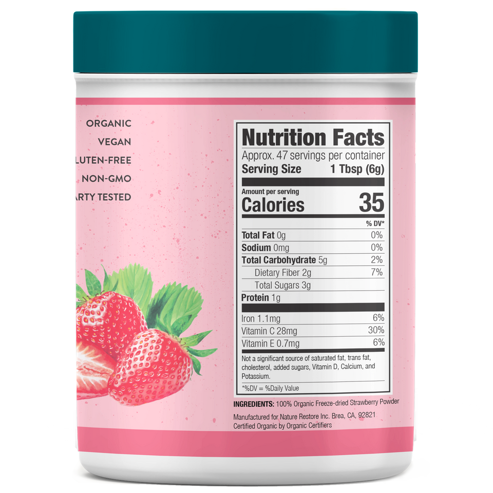 Freeze Dried Strawberry Powder | Shop Organic Strawberry Powder ...